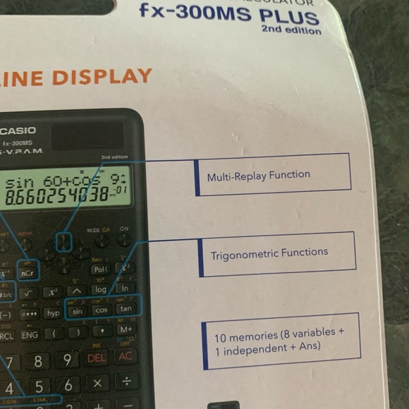Casio | Other | Casio Fx30ms Plus Scientific Calculator New | Poshmark